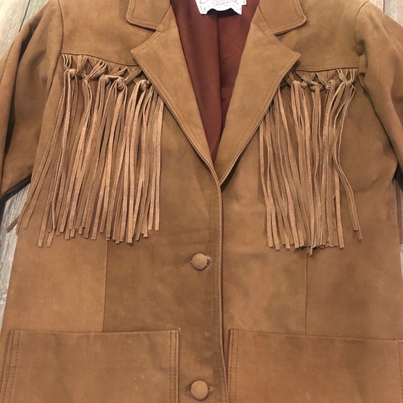 lariat | Jackets & Coats | Vtg Lariat Western Leather Fringe Jacket ...